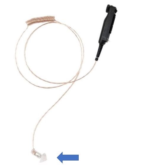 ProEquip Eartip for Discreet Earpiece - 10 STK LARGE - Northcom