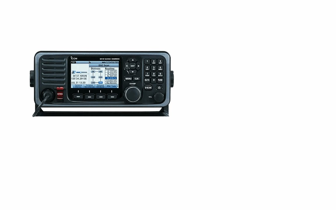 Icom IC-GM800 #01 150W MF/HF Class A DSC fixed mount, MED - Northcom